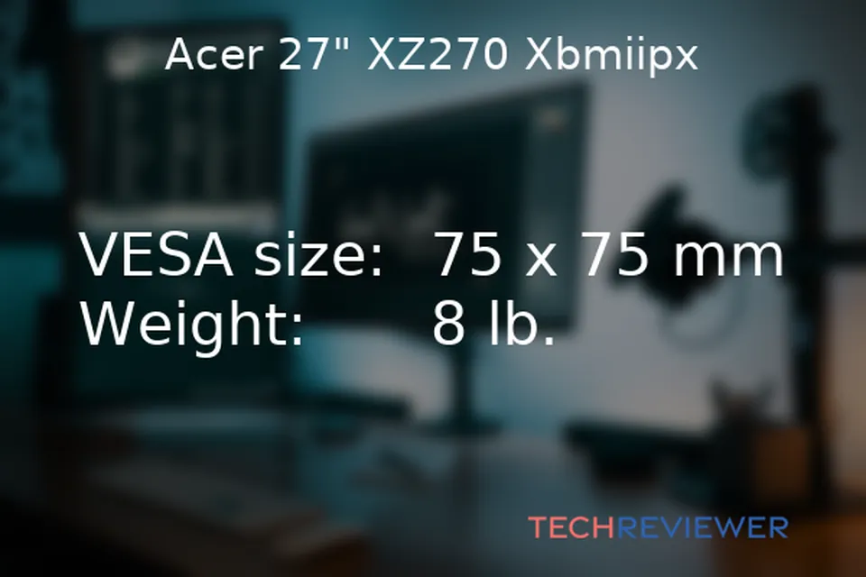 Monitor Mounts & Stands for Acer's 27" XZ270 Xbmiipx - TechReviewer