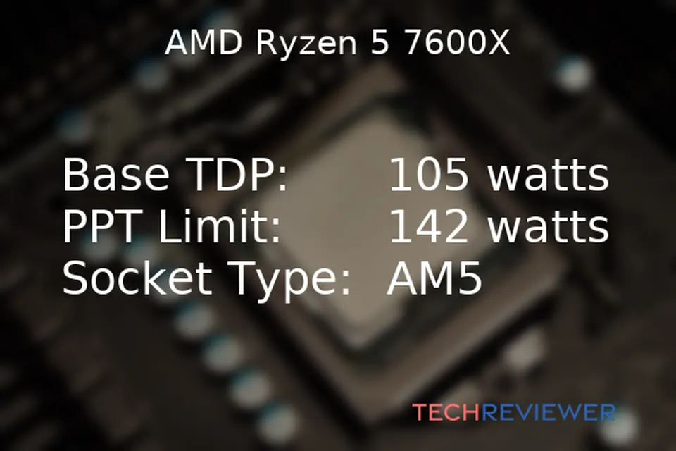 What Is the TDP of the Ryzen 5 7600X CPU? - TechReviewer