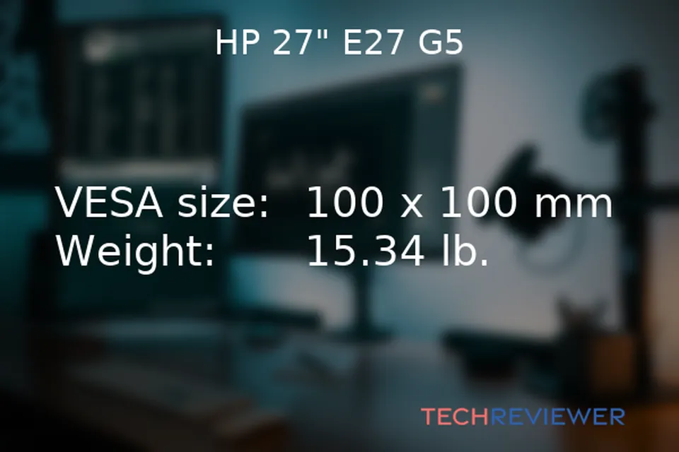 Monitor Mounts & Stands for HP's 27" E27 G5 - TechReviewer