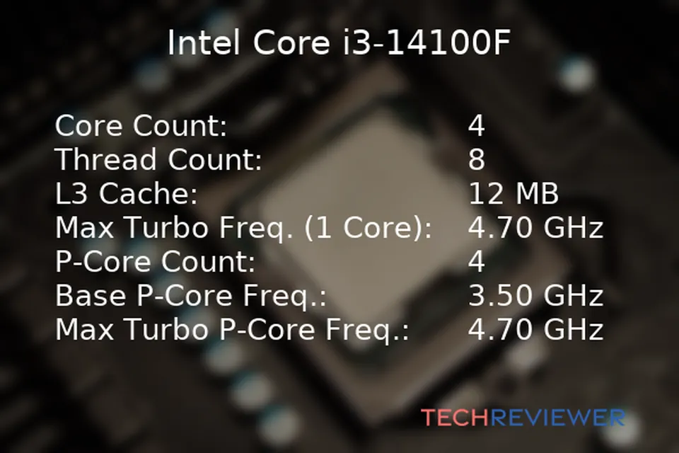 Is the Core i3-14100F CPU Good for Gaming? - TechReviewer
