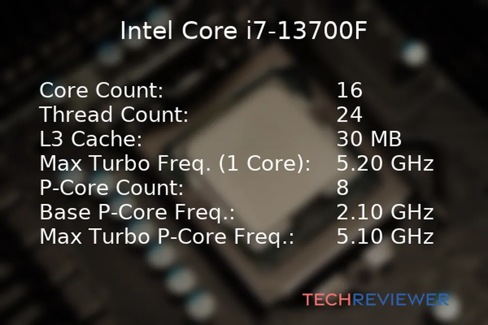 Intel Core i7-13700F vs. Intel Core i5-13600KF - TechReviewer