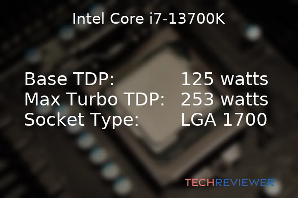 What Is the TDP of the Core i7-13700K CPU? - TechReviewer