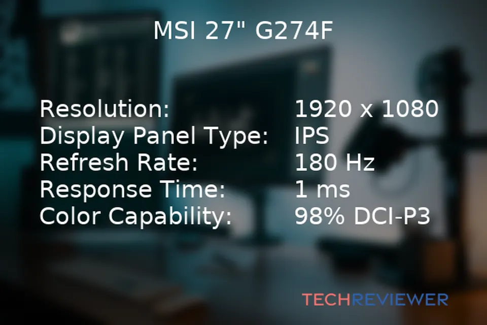Is the MSI 27" G274F Good for Gaming? - TechReviewer