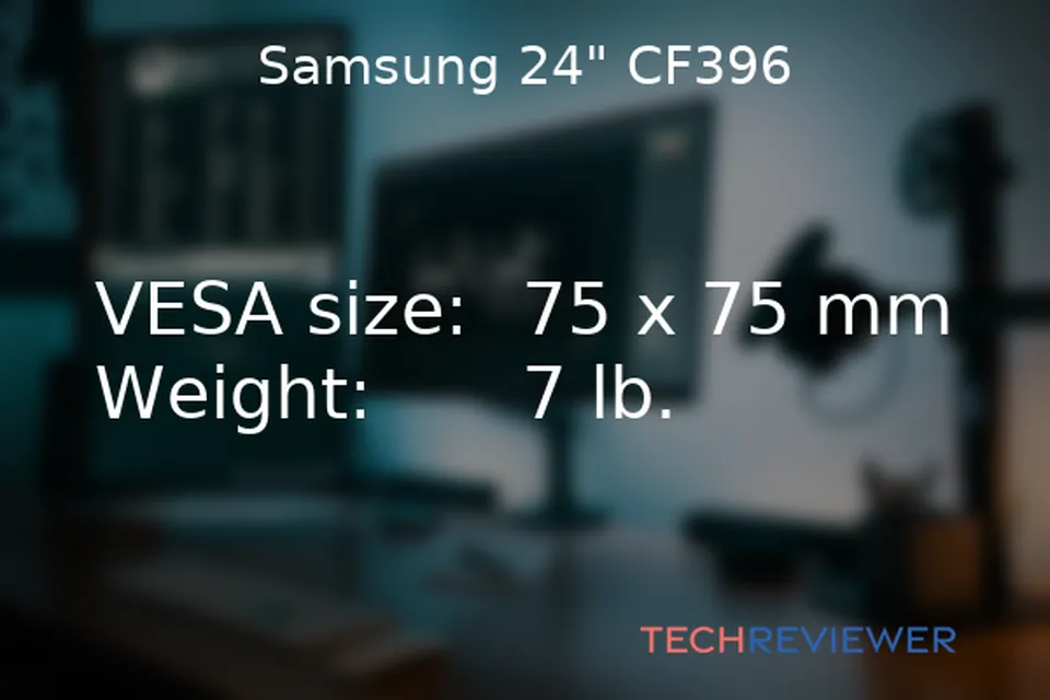 Monitor Mounts & Stands for Samsung's 24" CF396 - TechReviewer