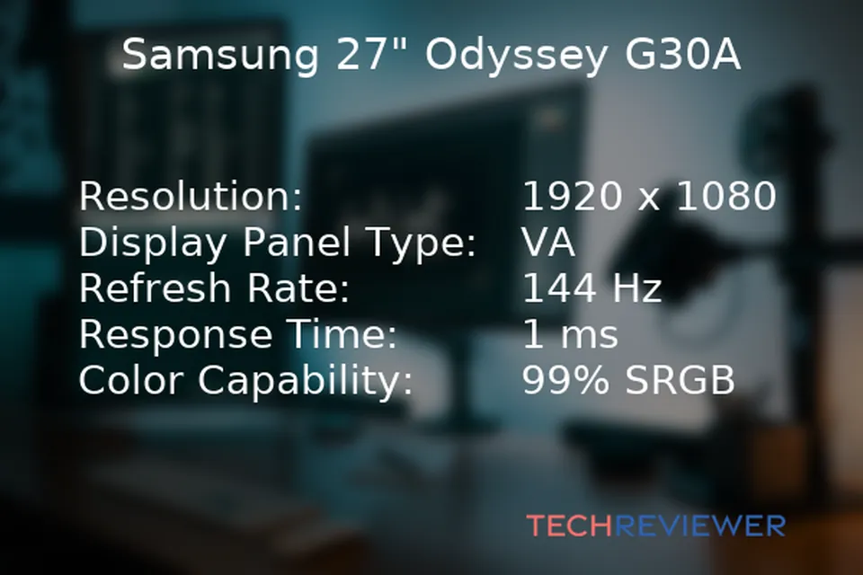 Is the Samsung 27" Odyssey G30A Good for Gaming? - TechReviewer