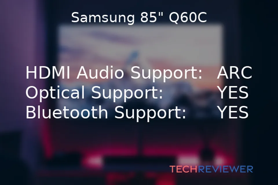 Best Soundbars for the Samsung 85" Q60C TV - TechReviewer