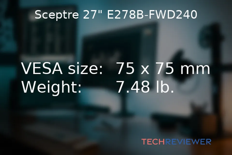 Monitor Mounts & Stands for Sceptre's 27" E278B-FWD240 - TechReviewer