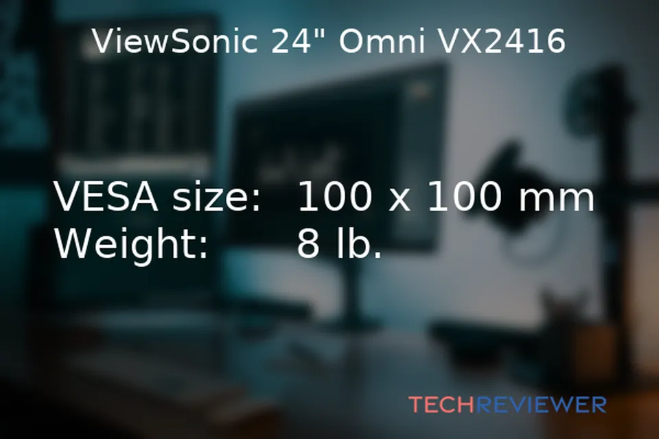 Monitor Mounts & Stands for ViewSonic's 24" Omni VX2416 - TechReviewer